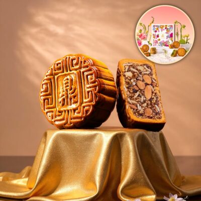 Traditional Mixed Nuts Mooncake Singapore | Ding Mooncake